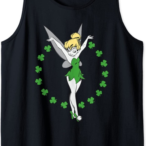 Tops | Disney Tinker Bell Ring Of Shamrocks St Patricks Day Tank Top ...
